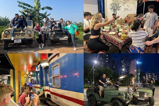 Hanoi Jeep Night Street Foodie Tour, Train Street and Egg Coffee - The Itinerary: An in-depth look