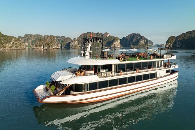 Hanoi: Luxury Ambrose 5-Star Cruise in Halong Bay with Buffet - Key Points
