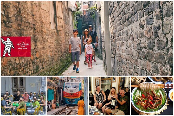 Hanoi Michelin Star Street Food Walking Tour & Train-Street - Key Points