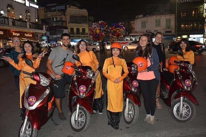 Hanoi Night Foodie Motorbike Tour Led By Women - Key Points