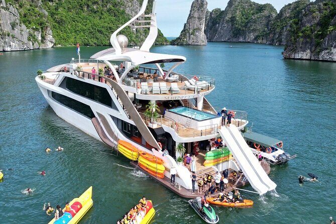 Hanoi to Cat Ba Island & Lan Ha Bay 5-Star Day Cruise with Biking - Key Points
