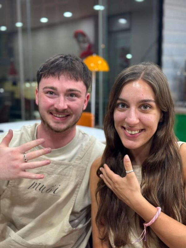 Hanoi: Vietnam Gemstone Silver Clay Ring Workshop - Key Points