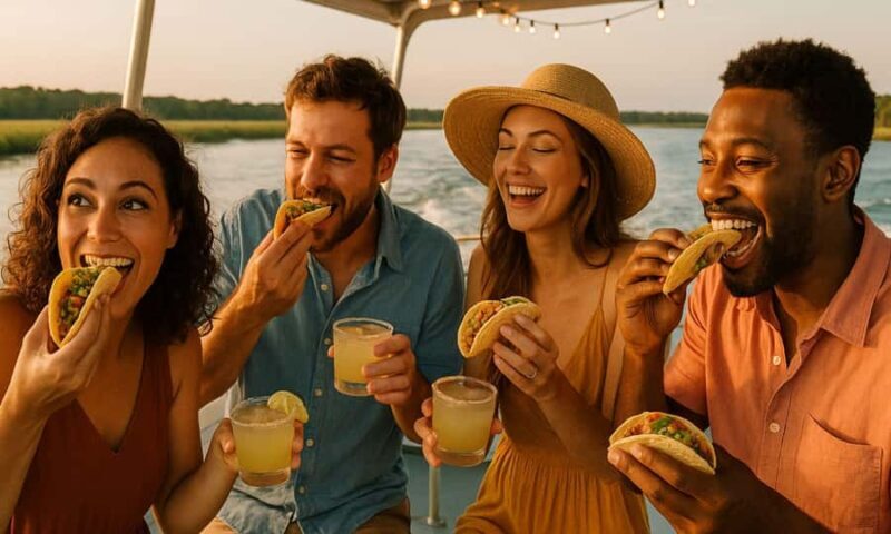 Happy Hour Cruise, Live Music & Taco Bar - Key Points