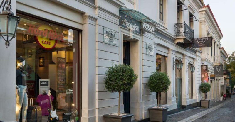 Hard Rock Cafe Athens with Set Menu for Lunch or Dinner - The Memorabilia and Atmosphere