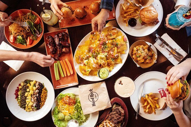 Hard Rock Cafe Piccadilly Circus with Set Menu for Lunch or Dinner - Key Points