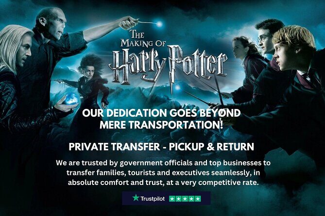 Harry Potter Tour of Warner Bros Studio Chauffeur - Pickup Return - Introduction