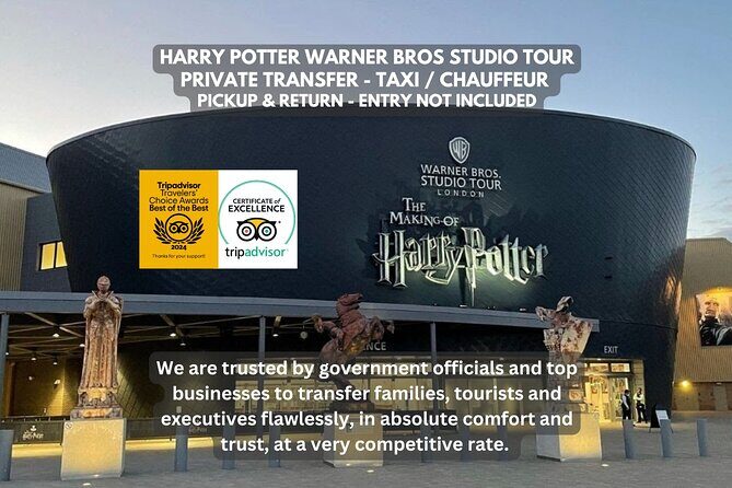 Harry Potter Warner Bros Studio Private Transfer Pickup & Return - Introduction