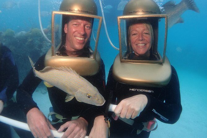 Hartley Helmet Diving in Bermuda - Viewing and Photos
