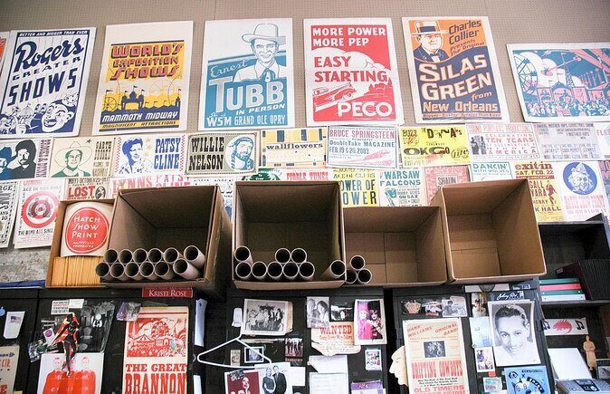 Hatch Show Print Studio Tour & Country Music Hall of Fame Combo - Authentic Country Music Experiences: Hatch Show Print & the Hall of Fame