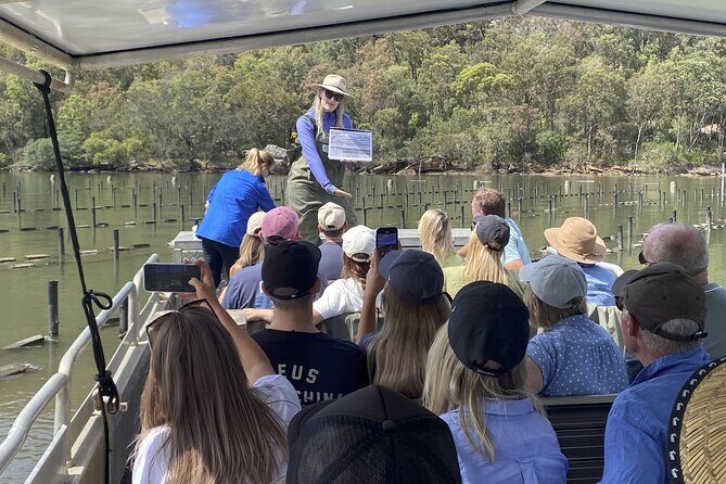 Hawkesbury River Oyster lease tour then visit a seaside village - Key Points