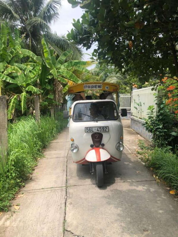 HCM:Mekong Delta 4 Islands Boat Tuk Tuk Try KhotCake Cooking - Comfortable, Coordinated Transportation