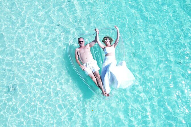 Heart shape Clear Kayak Drone shoots - A Closer Look at the Experience