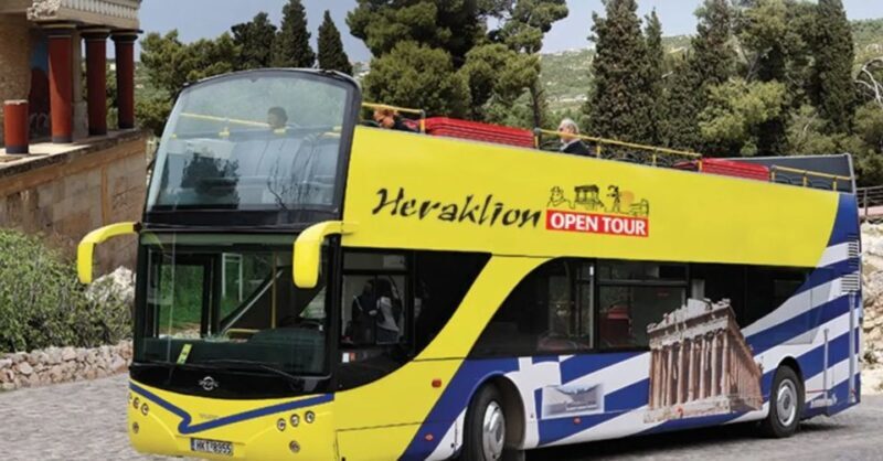 Heraklion: Hop-on Hop-off Open Top Bus Sightseeing Tour - FAQ