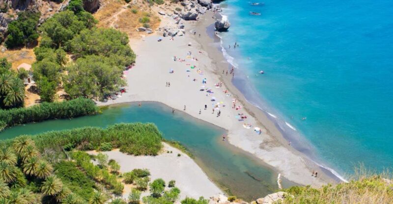 Heraklion: Preveli Palm Beach Boat Trip & Rethymno Town Tour - An Overview of the Experience