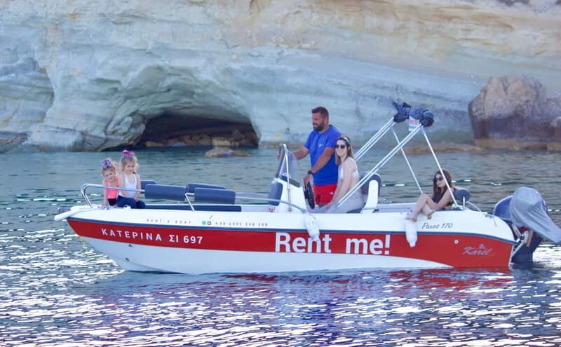 Hersonissos: Rent a Boat - No License Needed - The Sum Up