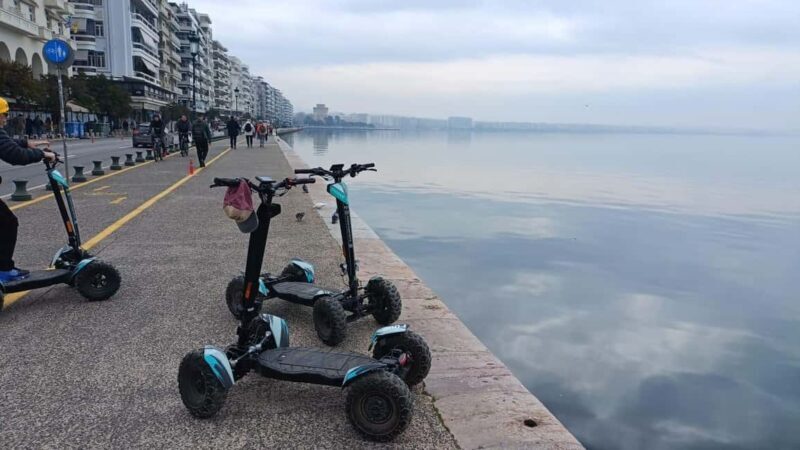 Hidden Thessaloniki by Night with a Small Electric ATV - Key Points