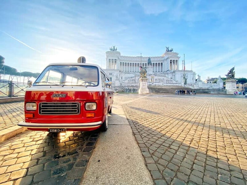 Highlights of Rome and Aperitif in a Fiat Vintage Van - Exploring Rome in a Vintage Fiat Van: A Detailed Perspective
