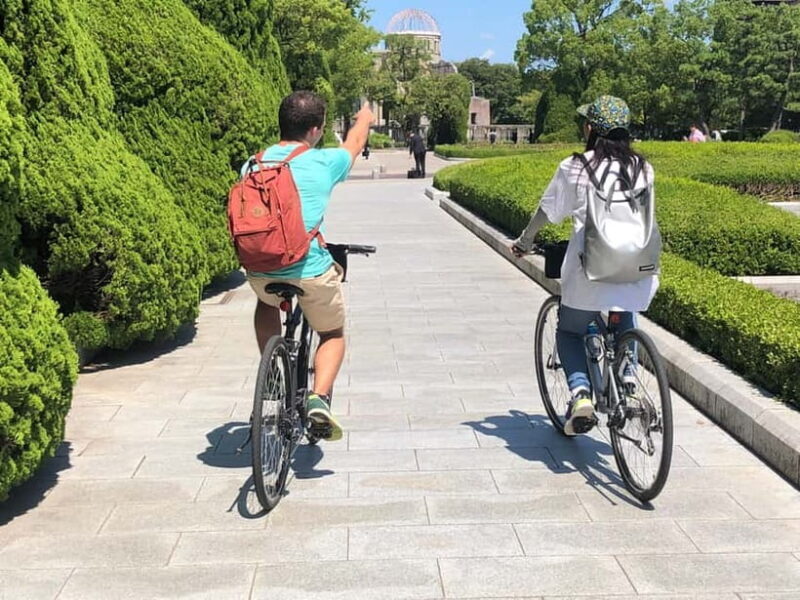 Hiroshima: City and Miyajima Bike and Boat Tour - Key Points