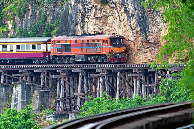 Historic Kanchanaburi:Train, Boat, Skywalk from Bangkok(No Lunch) - Key Points