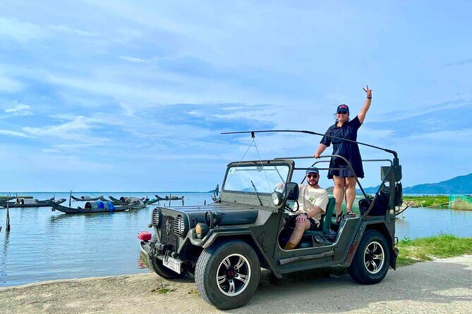 Hoi An and Hue: One-way Jeep Tour Via Hai Van Pass ,Lang Co beach - A Scenic Journey Through Vietnam’s Heartland