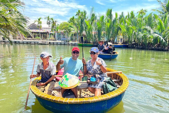 Hoi An Bamboo Basket Boat and Lantern River - Key Points