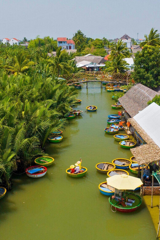 Hoi An: Basket boat tour (include transfer, a fresh coconut) - Key Points