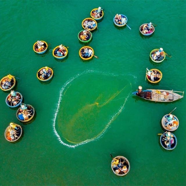 Hoi An : Cam Thanh Tour with Bamboo Basket Boat - The Fun and Competitive Element: Basket Boat Race
