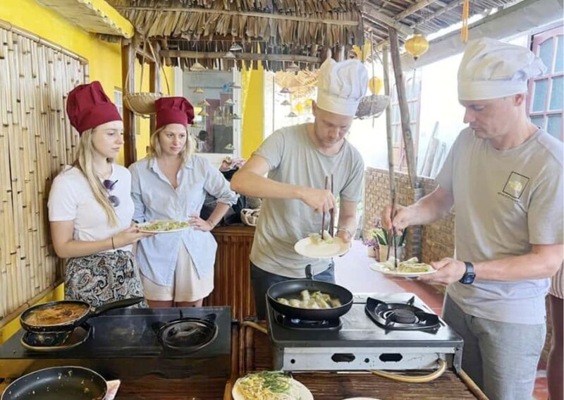 Hoi An Cooking Class/ Ph & Basket Boat in Cam Thanh Village - The Cooking Class: From Market to Plate