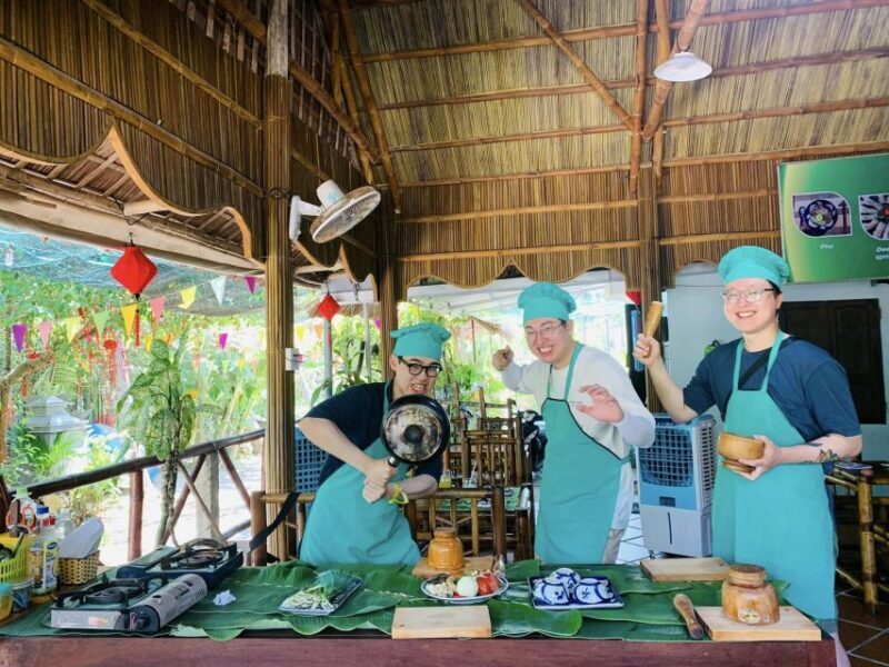 Hoi An/Da Nang: Vegetarian Cooking Class & Basket Boat Ride - Key Points