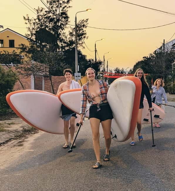 Hoi An: Sunset on the River Standup Paddleboard Rental - The Scenic Route and Local Villages