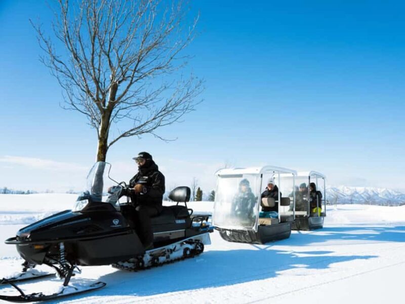 Hokkaido: Bibai Snow Land Gold Plan with Lunch & Snowmobile - Key Points