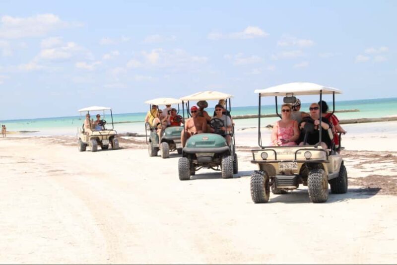 Holbox : boat tour, golfcart, beach club, pick up available - Exploring Holbox by Golf Cart