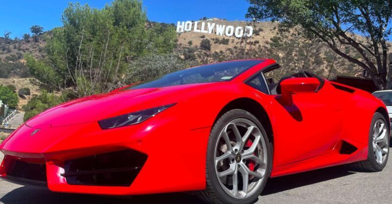 Hollywood Sign 50 Min Lamborghini tour (drive or be driven) - The Lamborghini Huracan Spyder: Power Meets Style