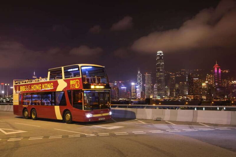 Hong Kong: Panoramic Night Tour of Kowloon by Open-top Bus - Key Points
