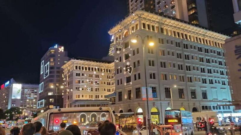 Hong Kong: Panoramic Night Tour of Kowloon by Open-top Bus - The Experience: What You Can Expect