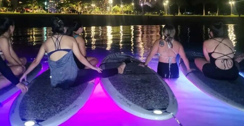 Honolulu: Fireworks Glow and Flow Yoga Class - The Experience Provider: Yoga Floats