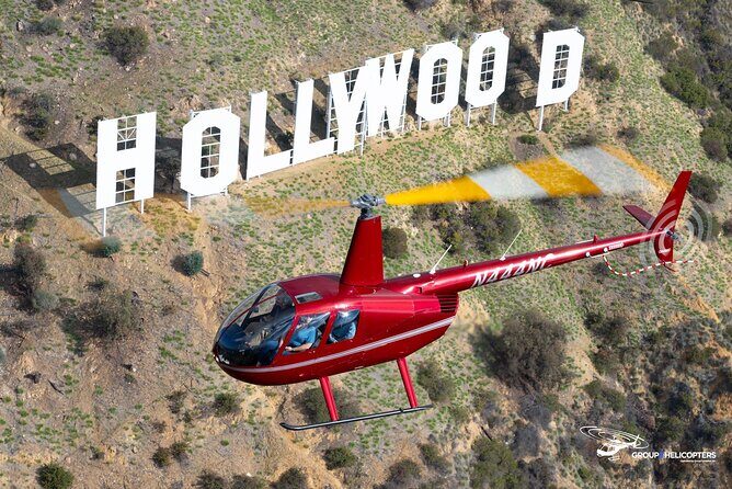 Hooray for Hollywood Helicopter Tour 35 Minutes - The Day of Your Flight: Meeting Points and Logistics