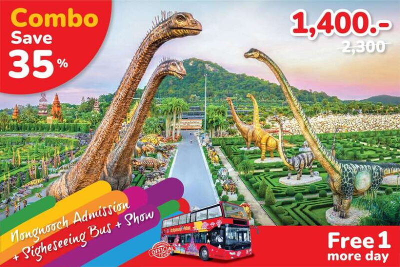 Hop-On Hop-Off Bus Tours and Nongnooch Pattaya Combo - Authentic Perspectives from Reviews