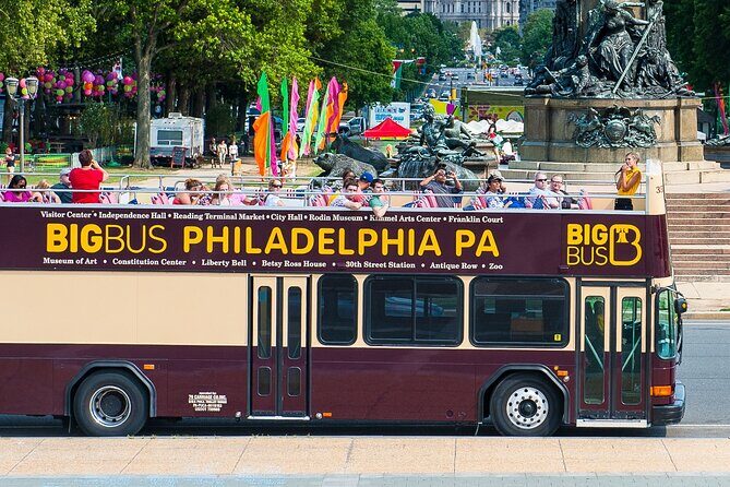 Hop On Hop Off Double Decker Bus Tour of Philadelphia - Exploring the Route and Stops in Depth