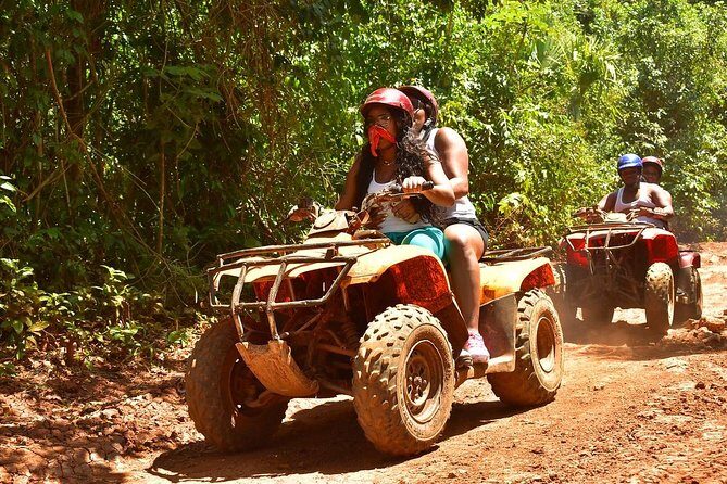 Horseback riding with ATV, zip lines and cenote, lunch and transfer - Key Points