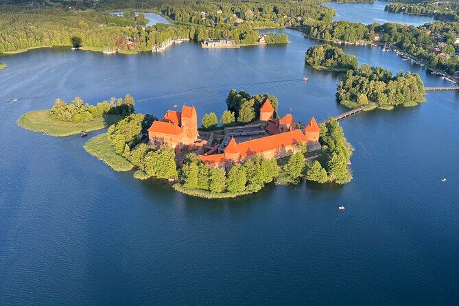 Hot air balloon flight over Vilnius or Trakai in Lithuania - Key Points
