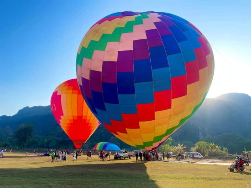 Hot Air Balloon in VangVieng pick up-drop off - Key Points