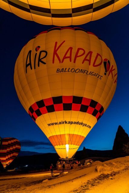 Hot air balloon tour at first light in Cappadocia - Key Points
