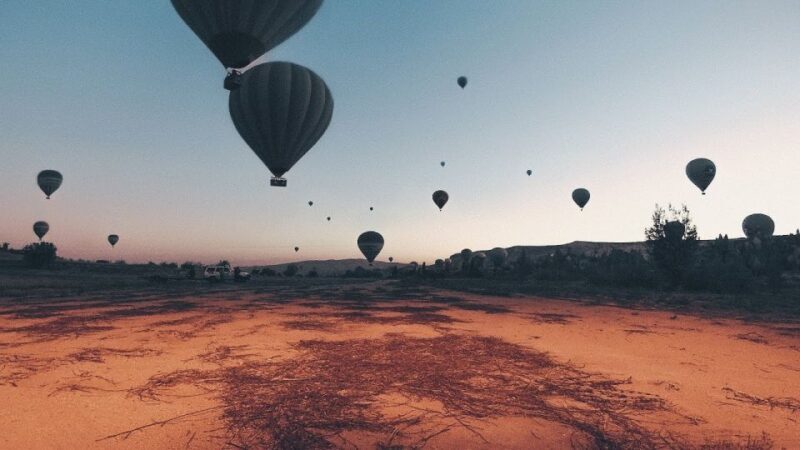 Hot air balloons in Goreme red valley - Authentic Perspectives from Travelers