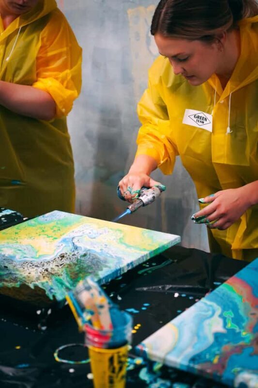 Houston Private Acrylic Pouring Art Experience - Key Points