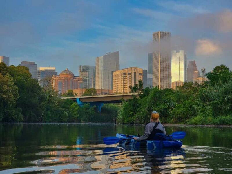 Houston: Sunset Skyline Kayak Tour - Key Points