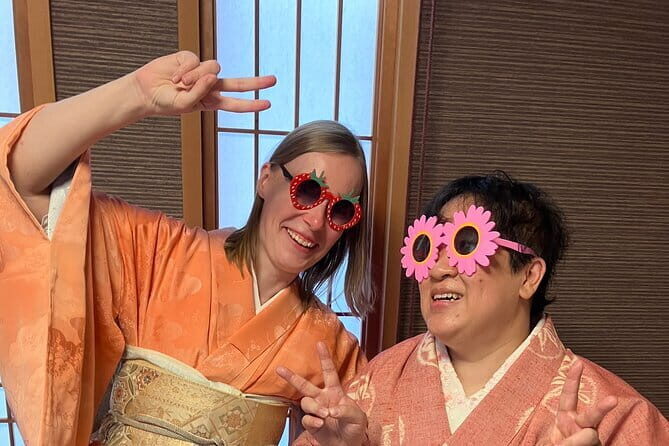 How to wear a Kimono Lesson at West side of Tokyo - Key Points