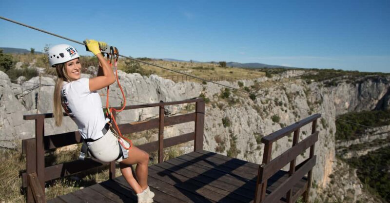 ibenik : Zipline ibenik - ikola Canyon - Key Points