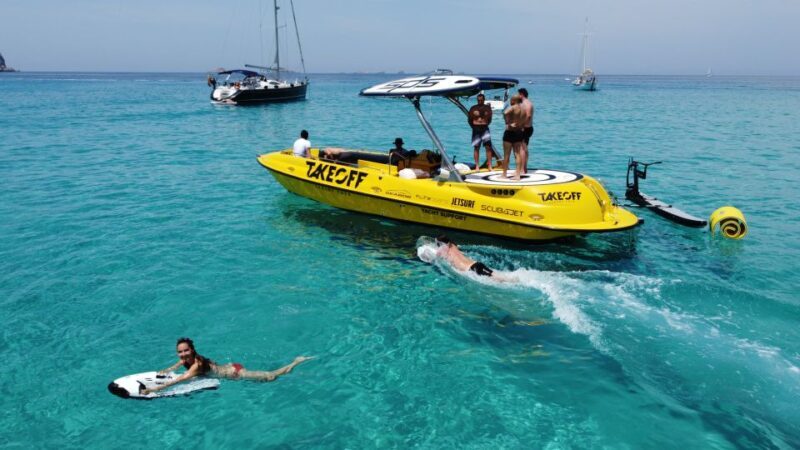 Ibiza: Beach and Cave Boat Tour with Luxury Water Toys - The Sum Up