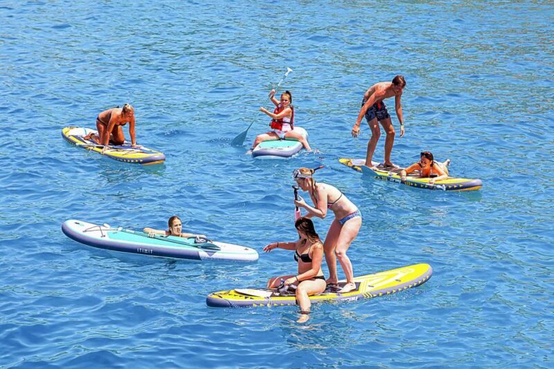 Ibiza: Beach Hopping Cruise w/ Paddleboard, Food, & Drinks - Wrapping It Up